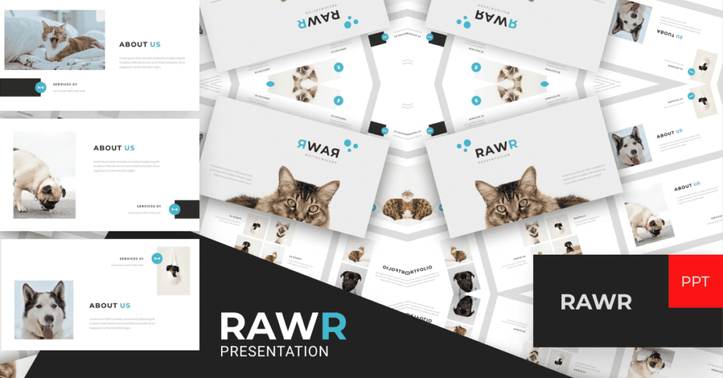 Rawr - PowerPoint Template – MasterBundles