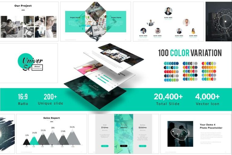 Universe PowerPoint Presentation – MasterBundles