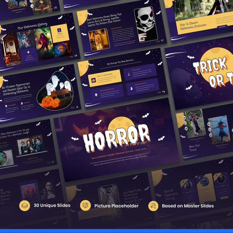 Free Yellow Halloween Powerpoint Template – MasterBundles