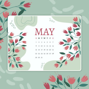 Free Editable May Calendar – MasterBundles