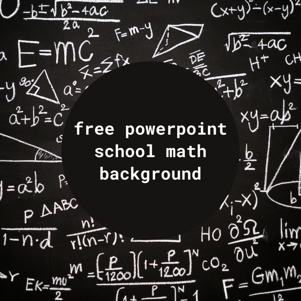 Free Powerpoint School Math Background – MasterBundles