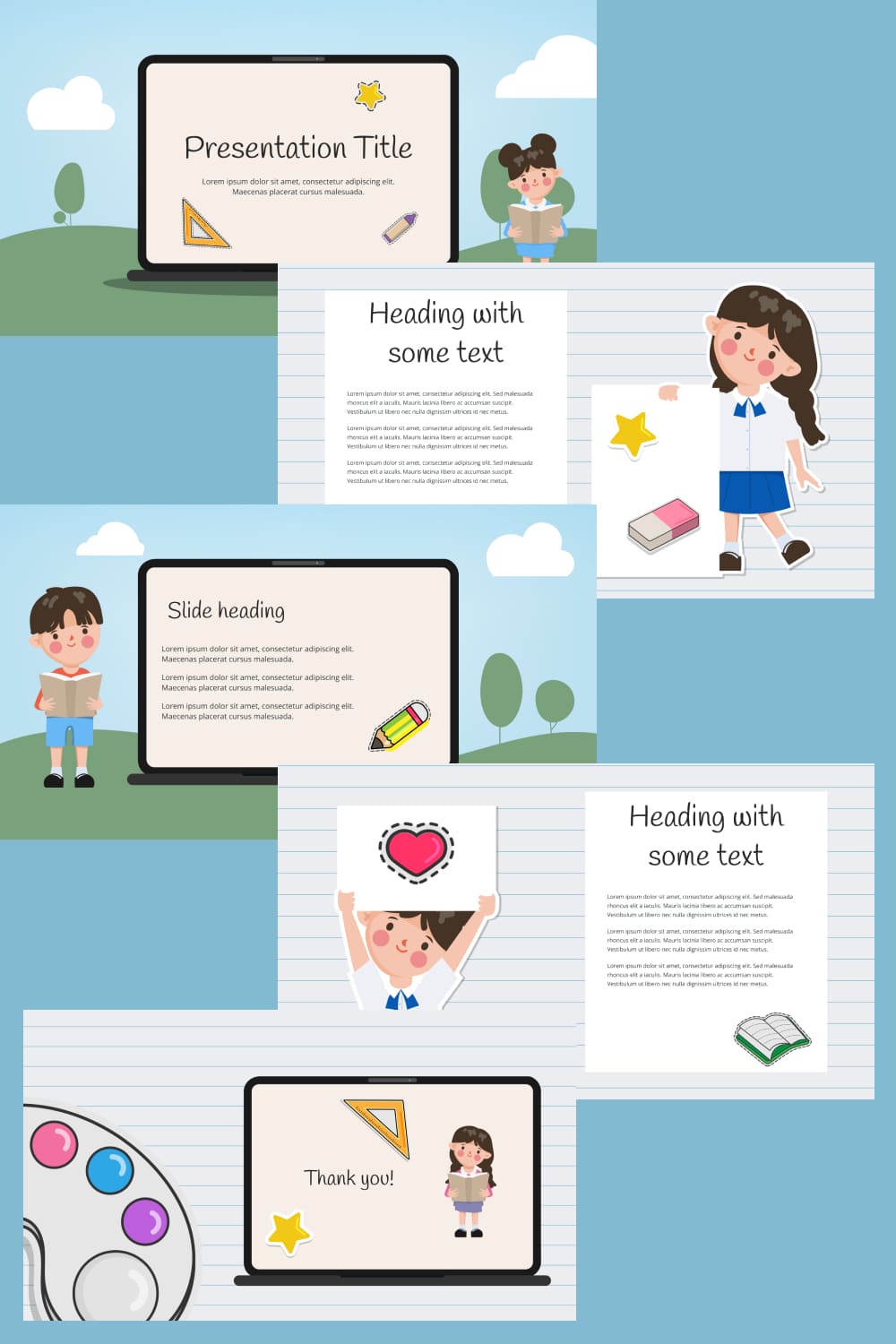 Free School Powerpoint Background For Kids – MasterBundles