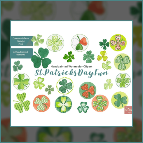 Watercolor Clipart St Patricks Day – MasterBundles