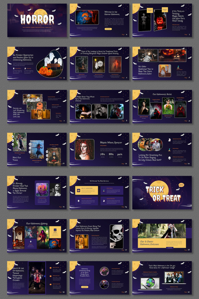 Horror GoogleSlides Presentation – MasterBundles