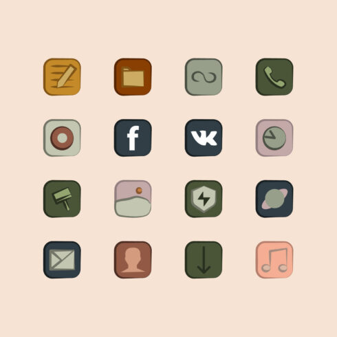 Free Boho App Icons – MasterBundles