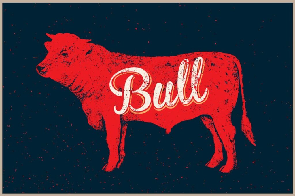 Graphical Bull And Inscription – MasterBundles