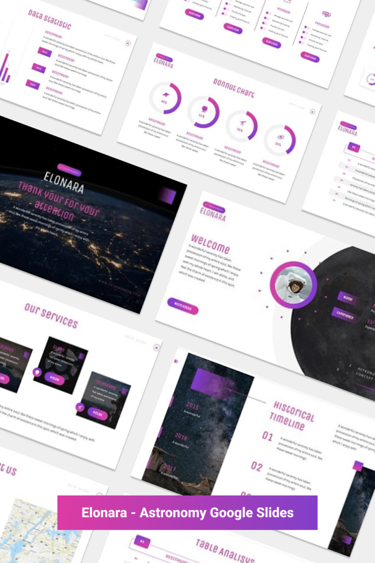 Elonara - Astronomy Google Slides – MasterBundles