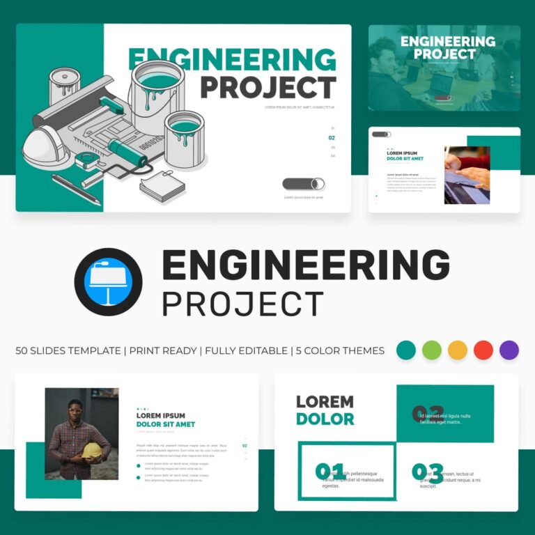 Engineering Project Keynote Template – MasterBundles