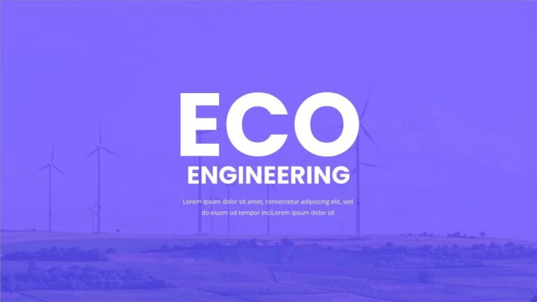 Environmental Engineering Powerpoint Template – MasterBundles