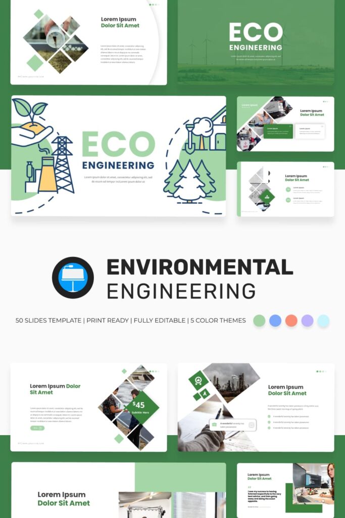 Environmental Engineering Keynote Template – MasterBundles