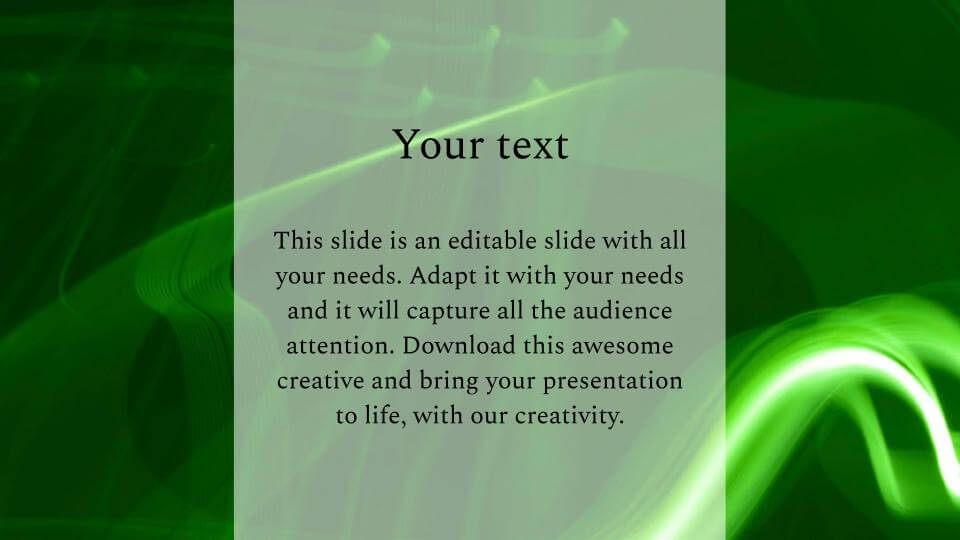 Free Abstract Green Powerpoint Background | Master Bundles