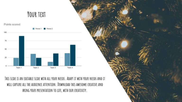 Free Christmas Lights Powerpoint Background | Master Bundles