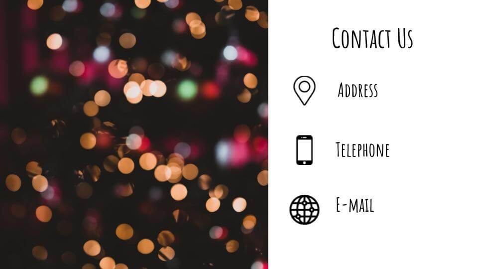 Free Christmas Lights Powerpoint Background | Master Bundles