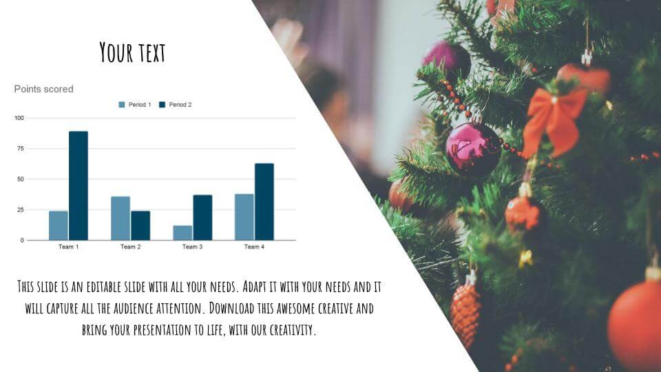 Free Christmas Party Powerpoint Background | Master Bundles