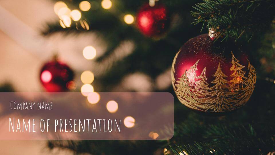 Free Christmas Eve Powerpoint Backgrounds | Master Bundles