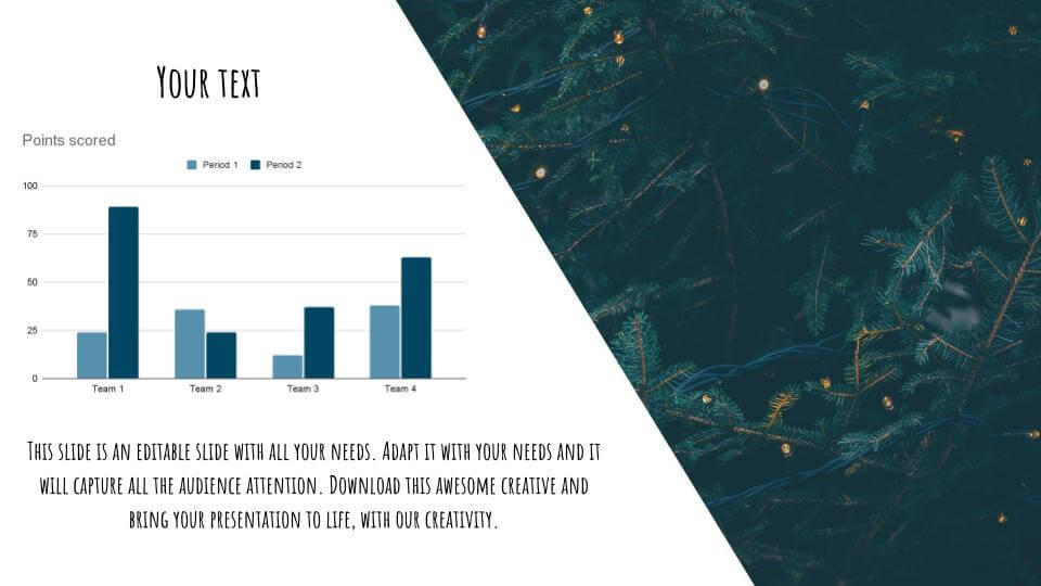 Free Christmas Tree Powerpoint Background | Master Bundles