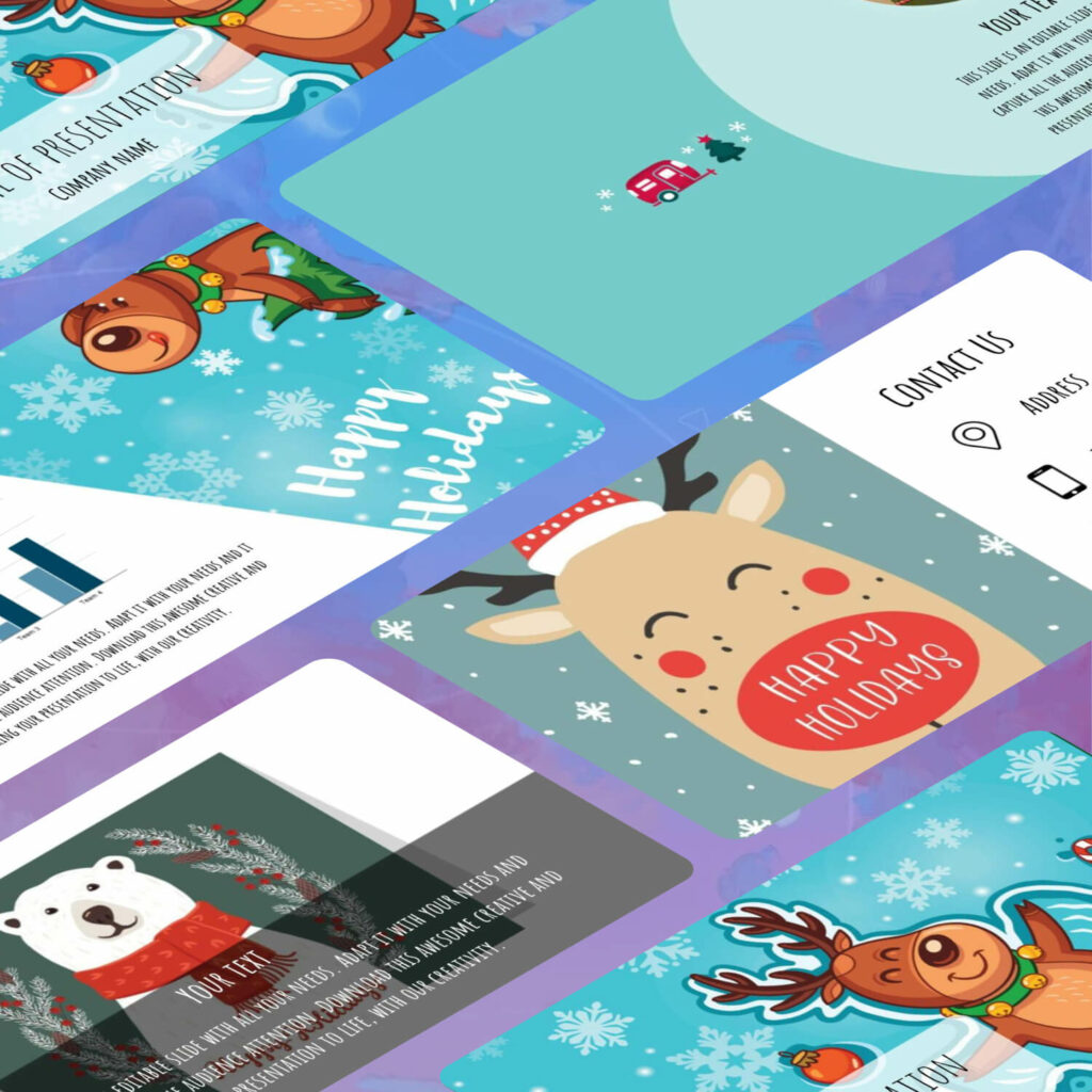 Free Cute Holiday Powerpoint Background – MasterBundles