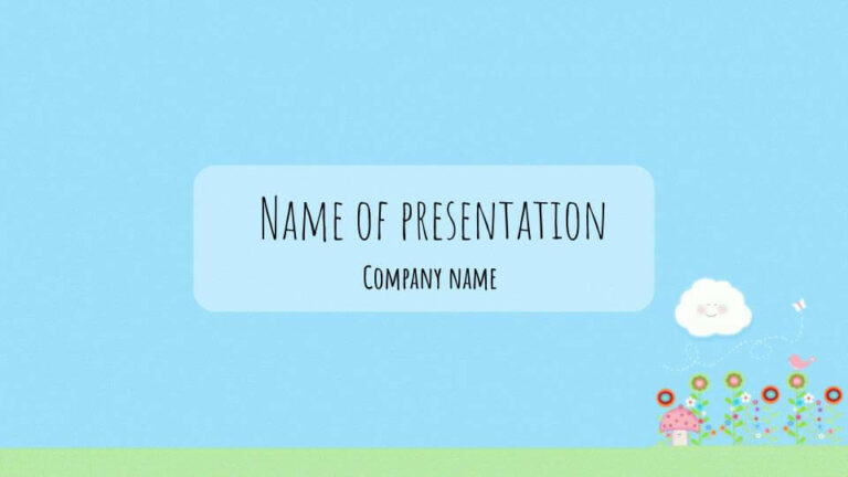 Free Cute Powerpoint Background | Master Bundles
