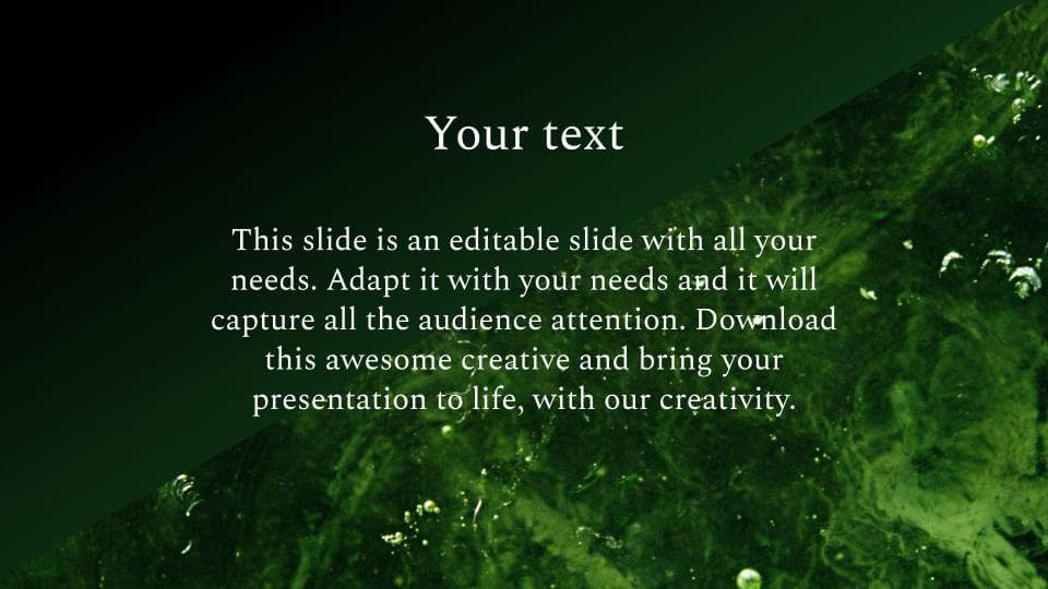 Free Dark Green Powerpoint Background | Master Bundles