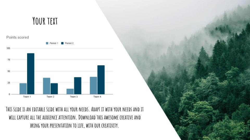 Free Elegant Nature Powerpoint Background Design | Master Bundles