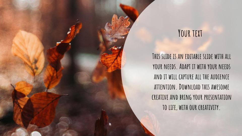 Free Fall Autumn Worship Powerpoint Background | Master Bundles