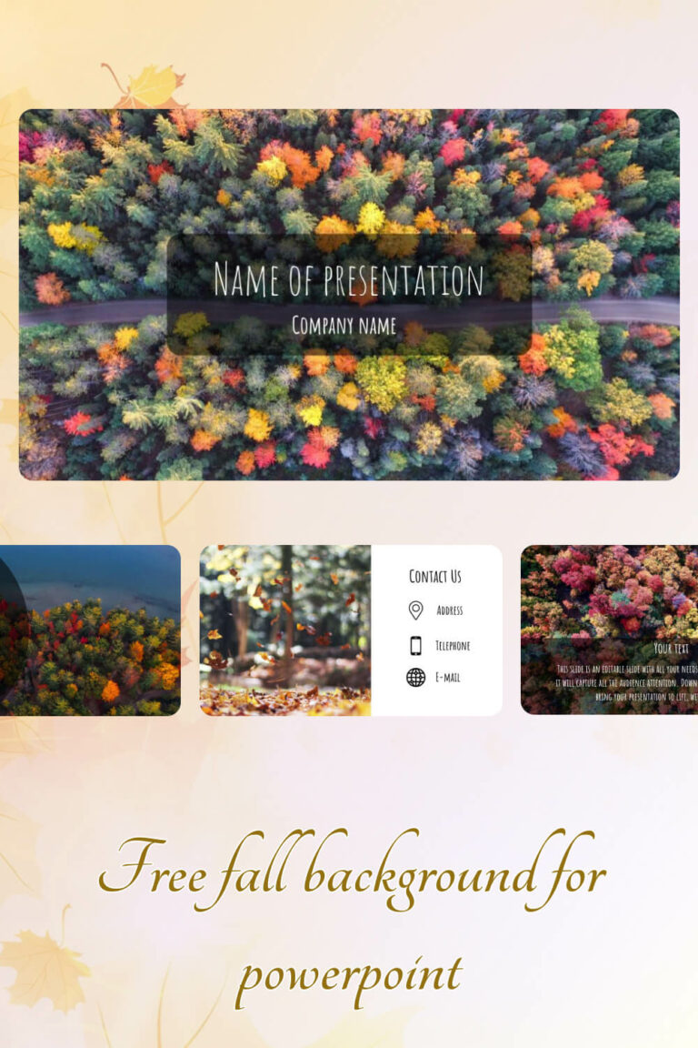 Free Fall Background For Powerpoint – MasterBundles