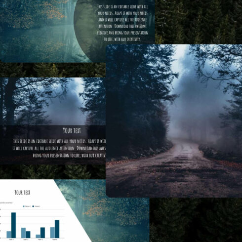 Free Fall Dark Powerpoint Background – MasterBundles