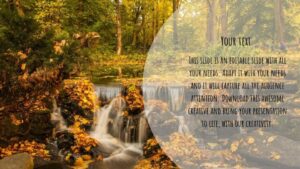 Free Fall Landscape Powerpoint Background | Master Bundles