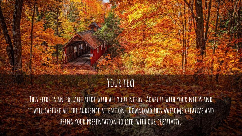 Free Fall Landscape Powerpoint Background | Master Bundles