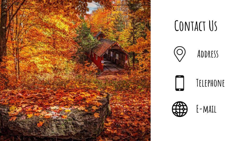 Free Fall Landscape Powerpoint Background | Master Bundles