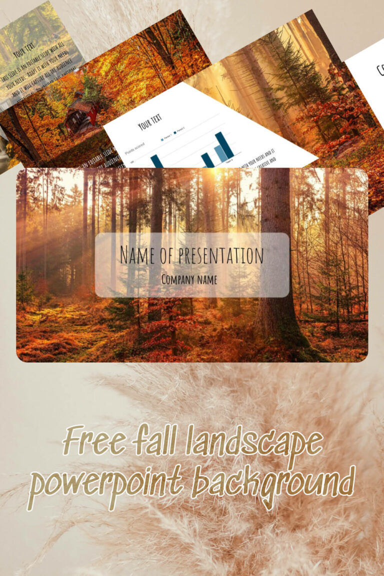 Free Fall Landscape Powerpoint Background – MasterBundles