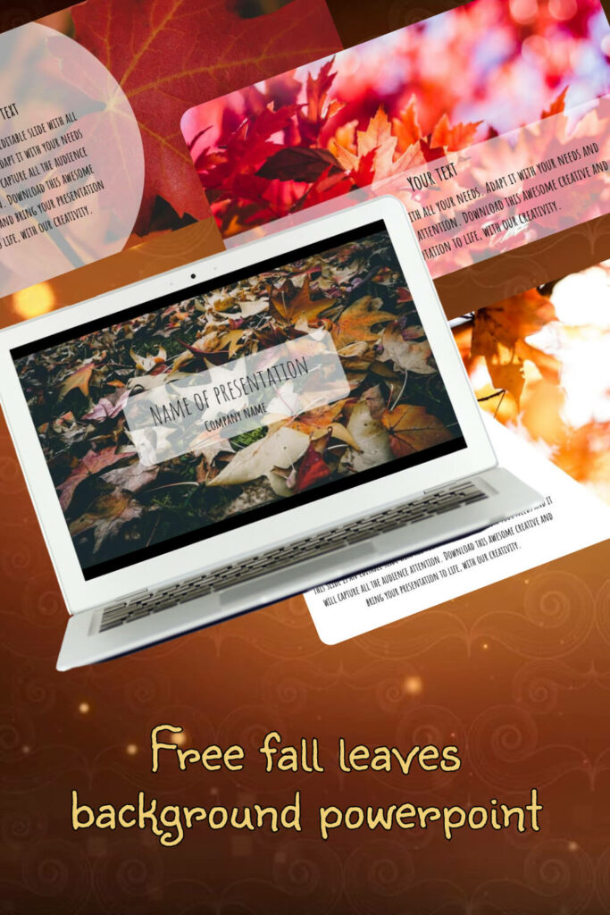 Free Fall Leaves Background Powerpoint – MasterBundles