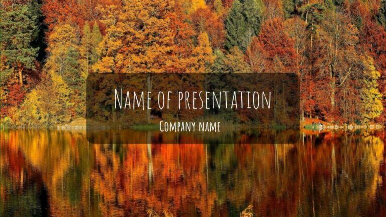 Free Fall Powerpoint Background | Master Bundles