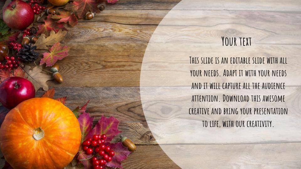 Free Fall Thanksgiving Powerpoint Background | Master Bundles