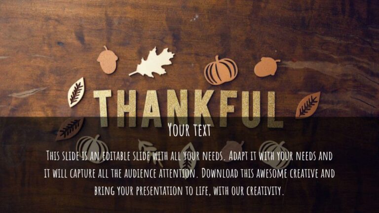 Free Fall Thanksgiving Powerpoint Background | Master Bundles