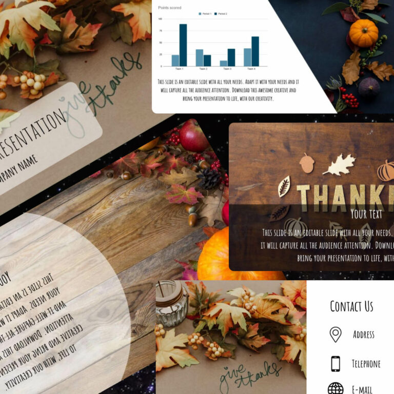 Free Fall Thanksgiving Powerpoint Background – MasterBundles