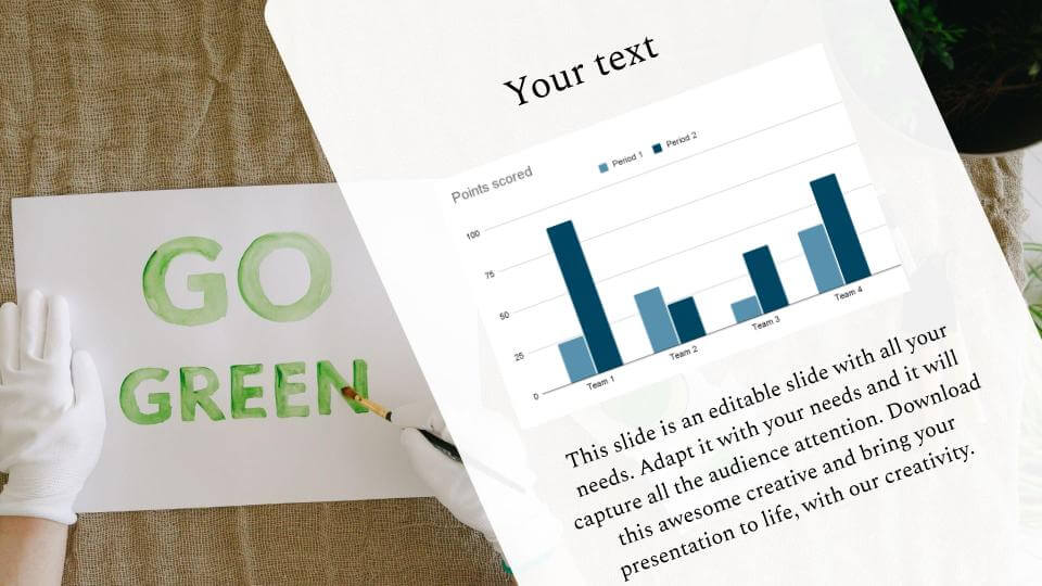Free Go Green Powerpoint Background | Master Bundles