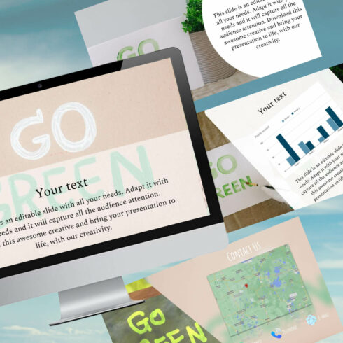 Free Go Green Powerpoint Background – MasterBundles