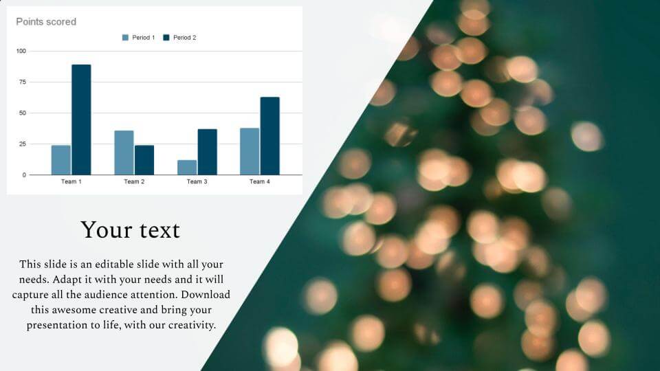 Free Green Christmas Powerpoint Background | Master Bundles