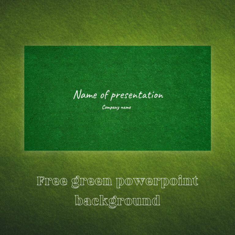 Free Green Powerpoint Background – MasterBundles