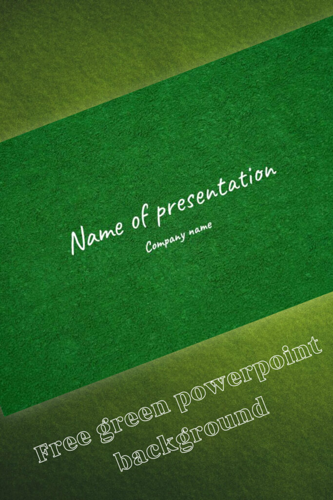 Free Green Powerpoint Background – MasterBundles