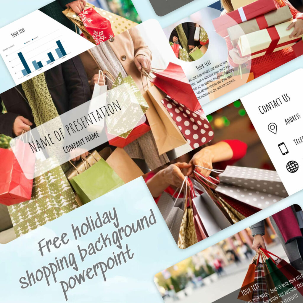 Free Holiday Shopping Background Powerpoint – MasterBundles