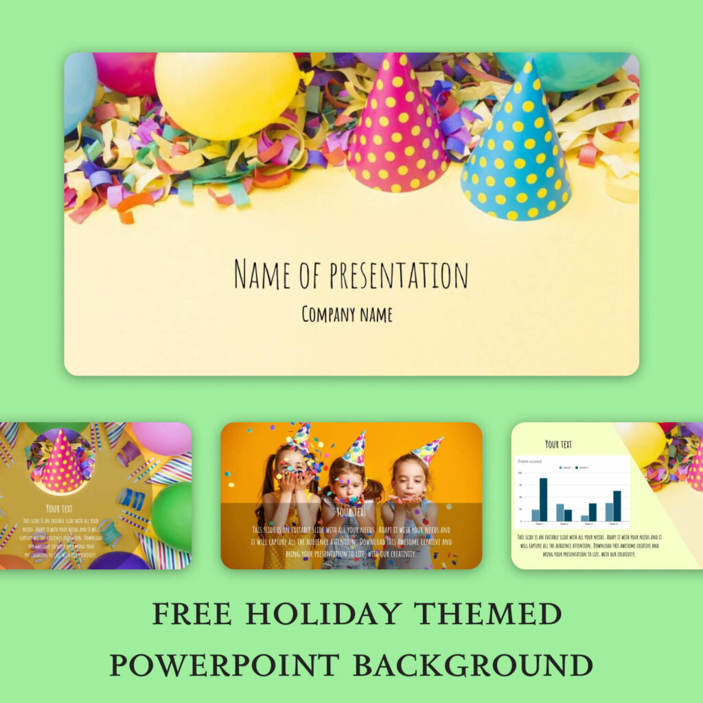 Free Holiday Themed Powerpoint Background – MasterBundles