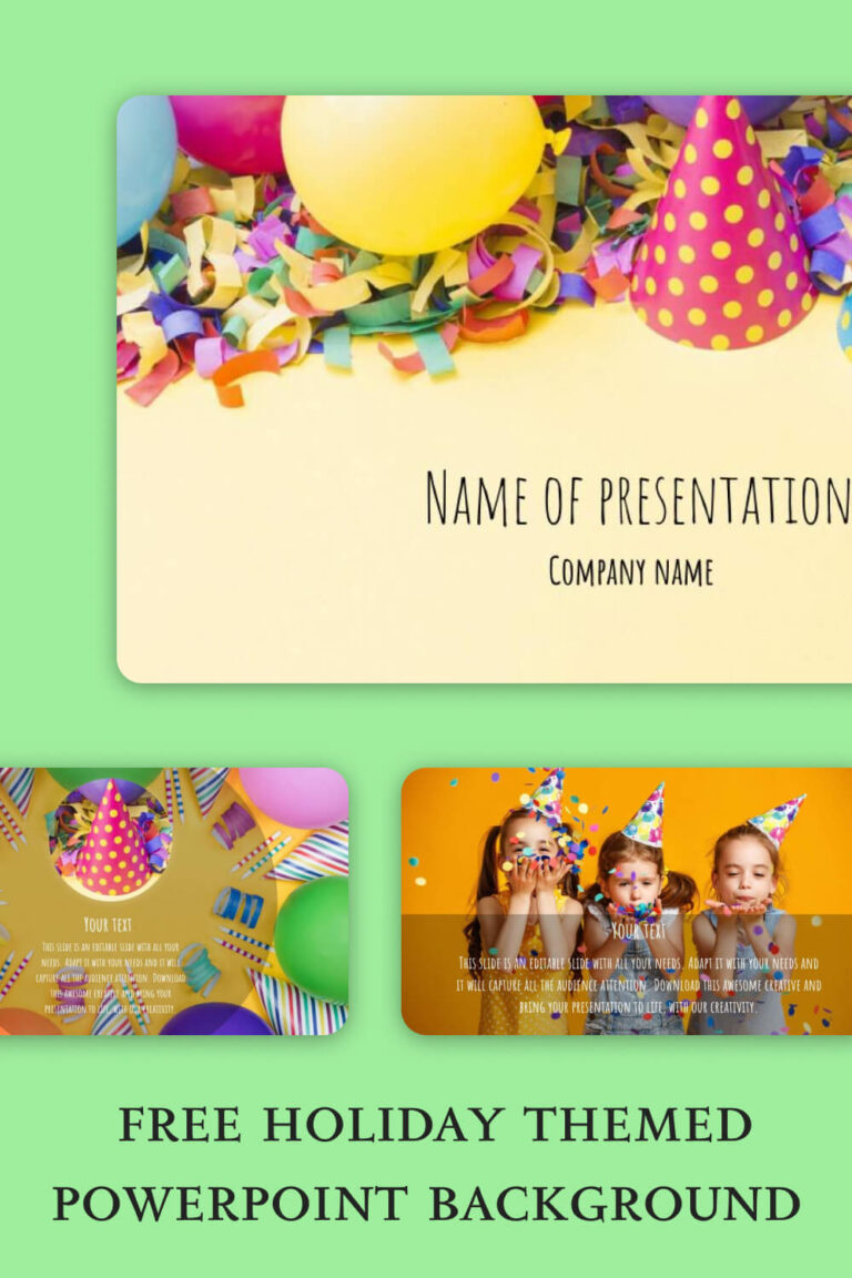 Free Holiday Themed Powerpoint Background – MasterBundles