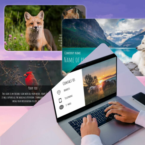 Free Nature Animal Powerpoint Background – MasterBundles
