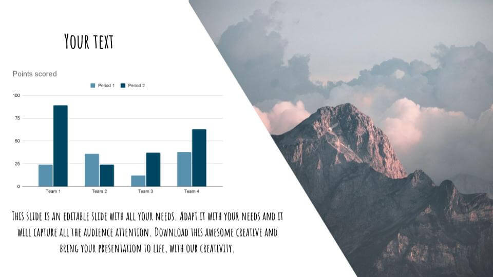 Free Nature Mountain Powerpoint Background | Master Bundles