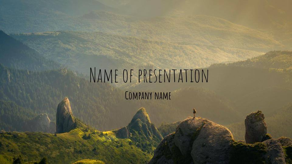 Free Nature Powerpoint Background – MasterBundles