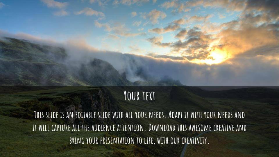 Free Nature Powerpoint Background | Master Bundles