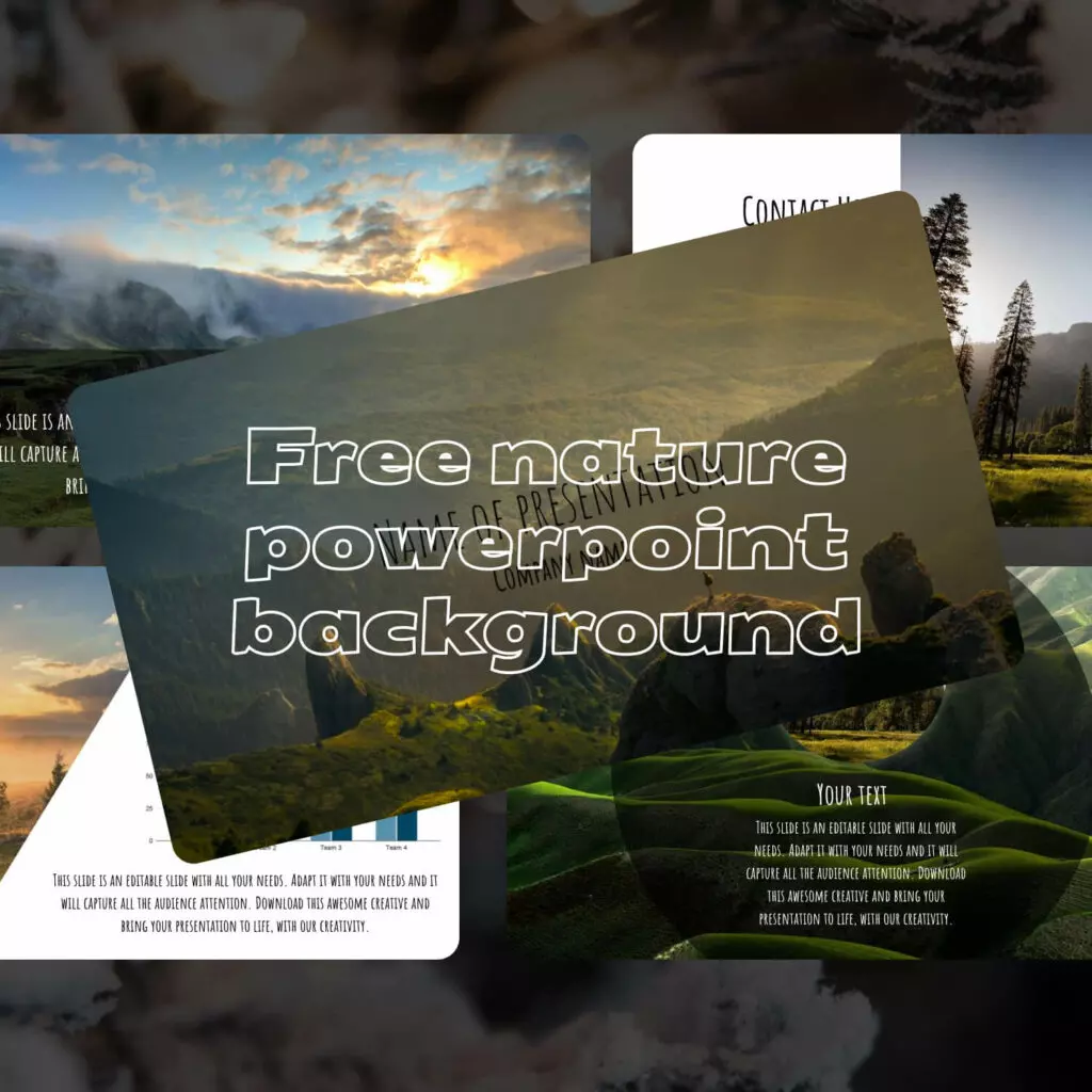 Free Nature Powerpoint Background – MasterBundles