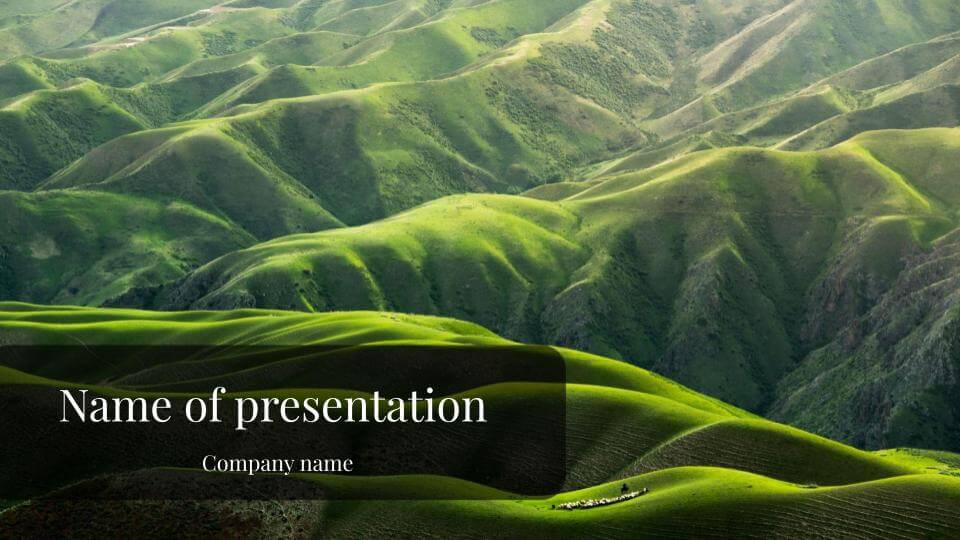 Free Powerpoint Green Environment Background – MasterBundles